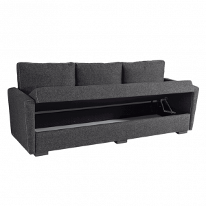 Canapé classique 2 places avec coffre de rangement | Pratix